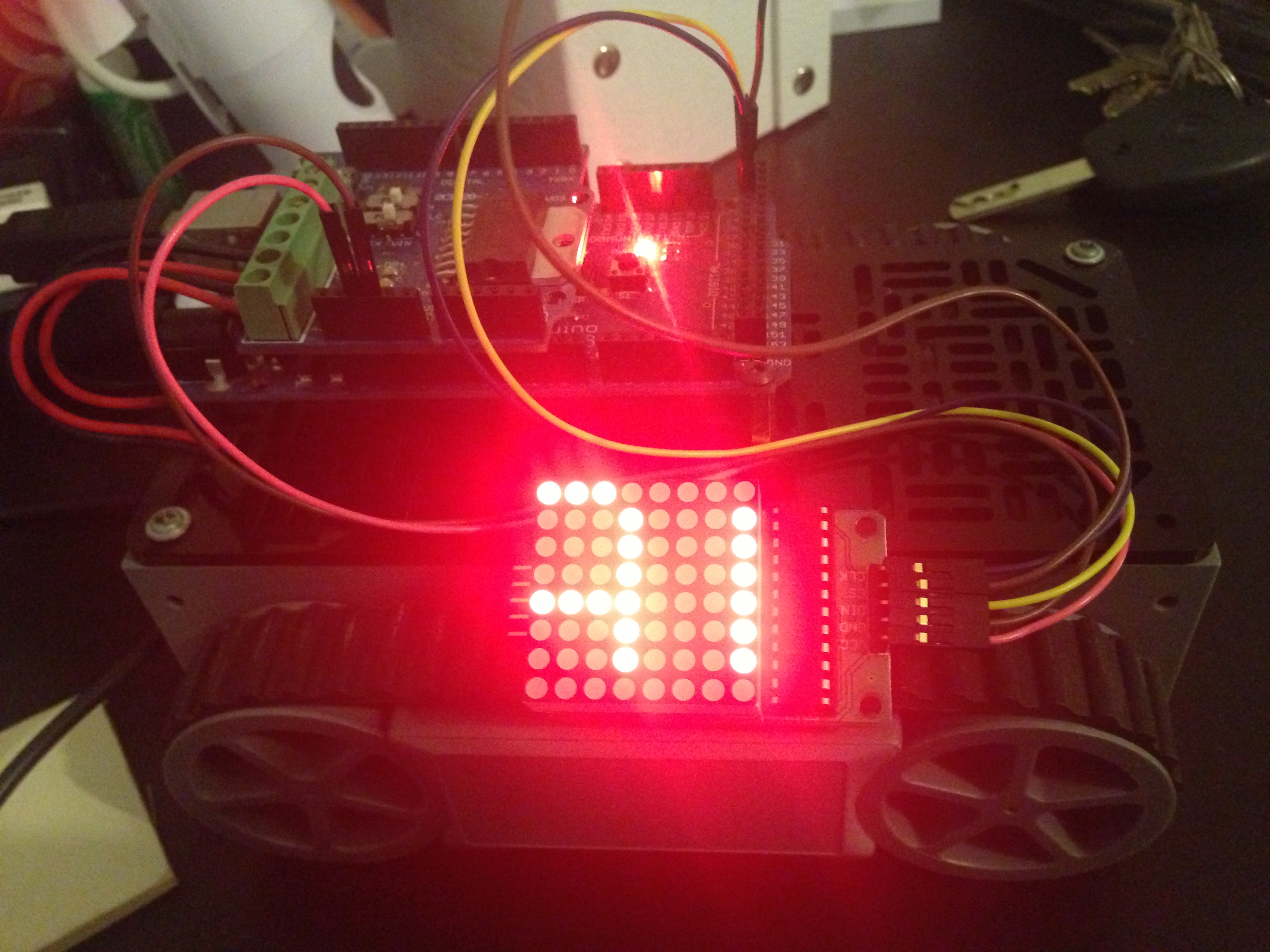 Arduino Text Matrix 8x8 - Electronique - Robot Maker