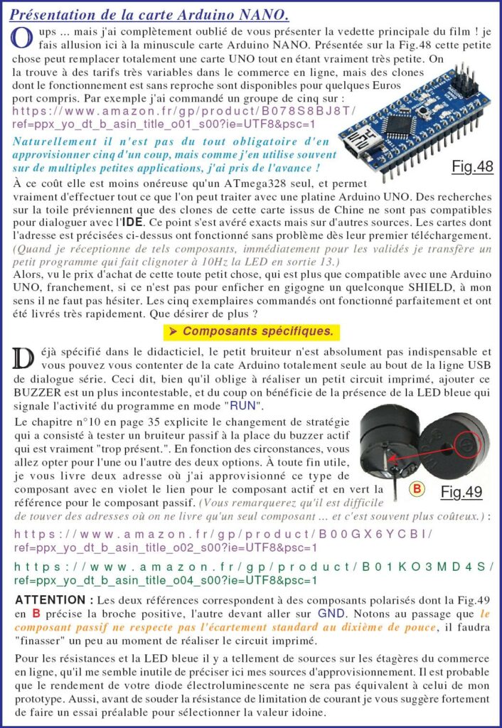 10) Présentation de la carte Arduino NANO.