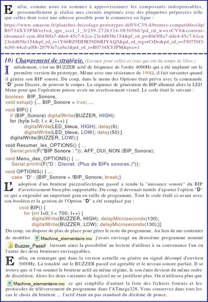 10) Présentation de la carte Arduino NANO.