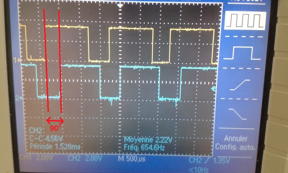 Utilisation des encodeurs moteurs CC avec Arduino